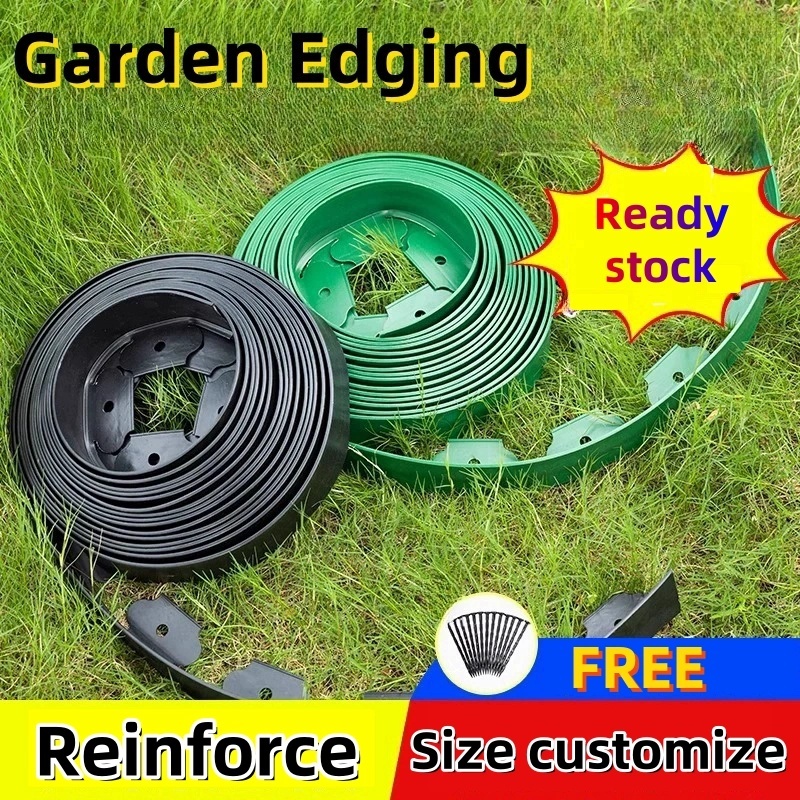 5M 10M No Dig Garden Edging Border Edge Landscape Lawn Flower Bed ...