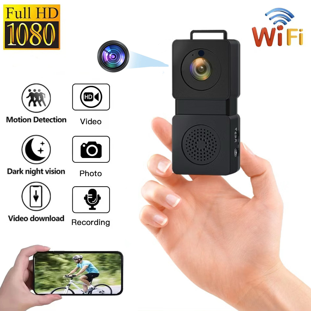 New HD 1080P Wifi Mini Camera Infrared Night Version Portable Digital ...