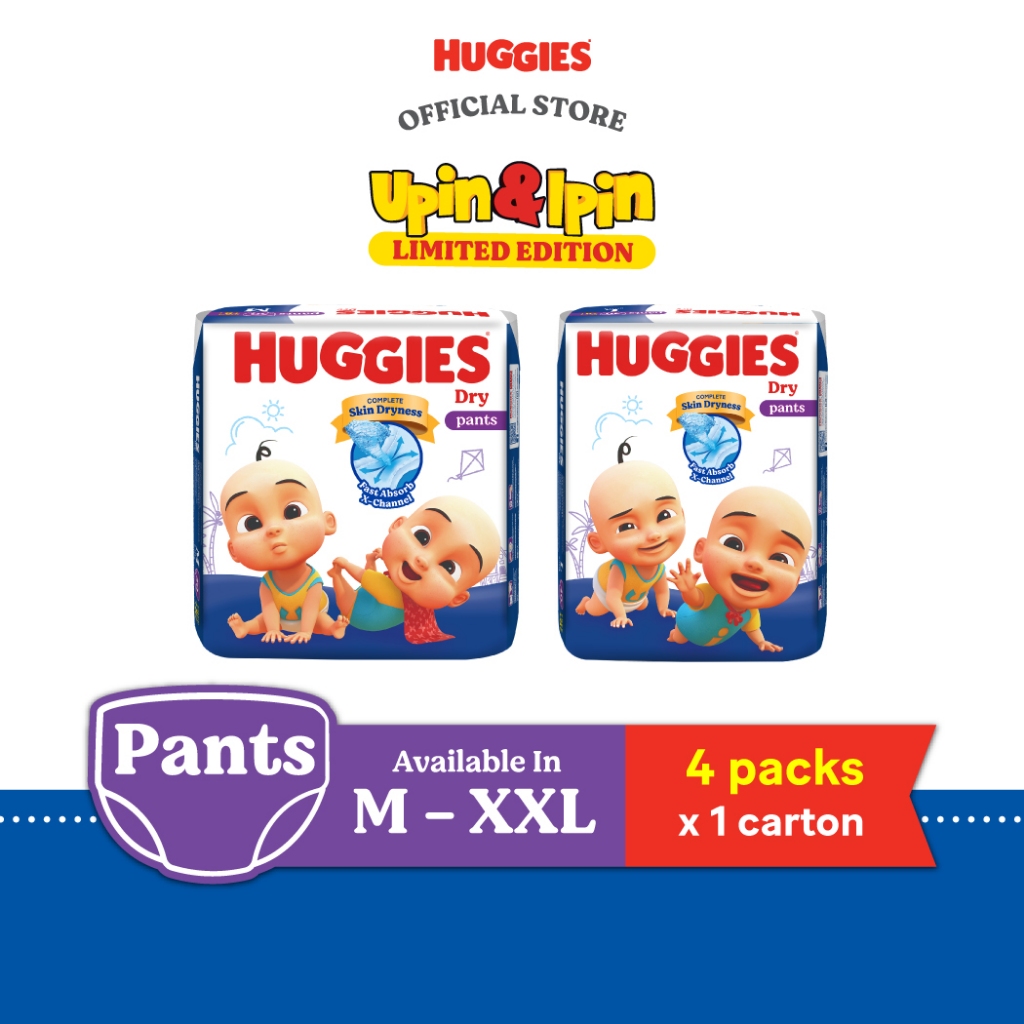 Huggies Dry Pants Diapers Upin & Ipin Limited Editiion - M58 / L48 ...
