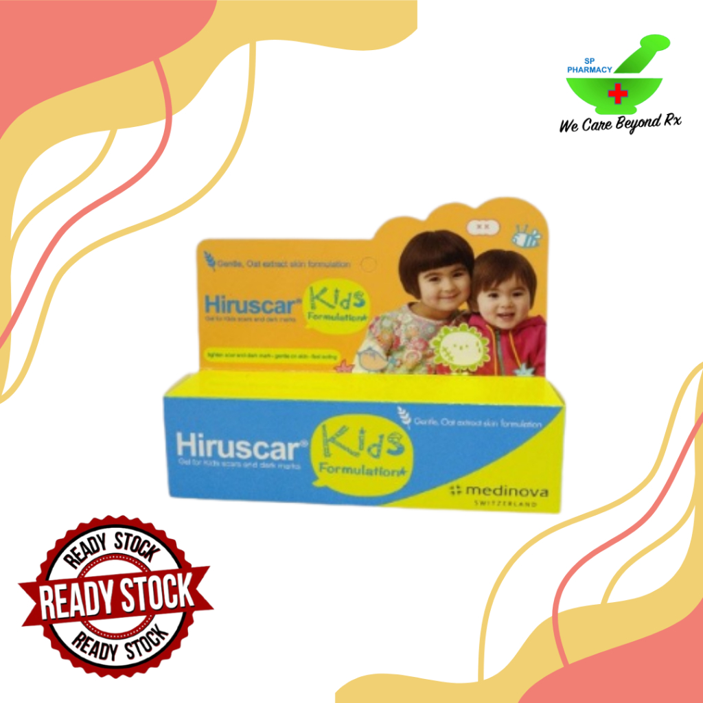 HIRUSCAR KIDS GEL 10G (GEL FOR KIDS SCAR &DARK MARKS) (EXP OCT 2025 ...