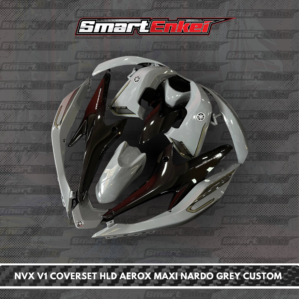 HLD-NVX V1 COVERSET AEROX MAXI NARDO GREY CUSTOM HLD | Shopee Malaysia