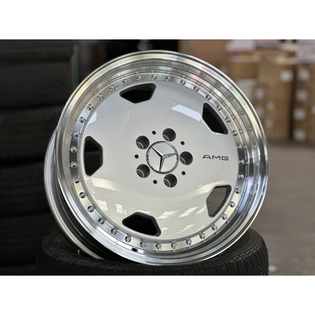 NEW 18X8.5J ET18 Mercedes Aero Classic Rim (set of 4) Silver 5X112 W123 ...