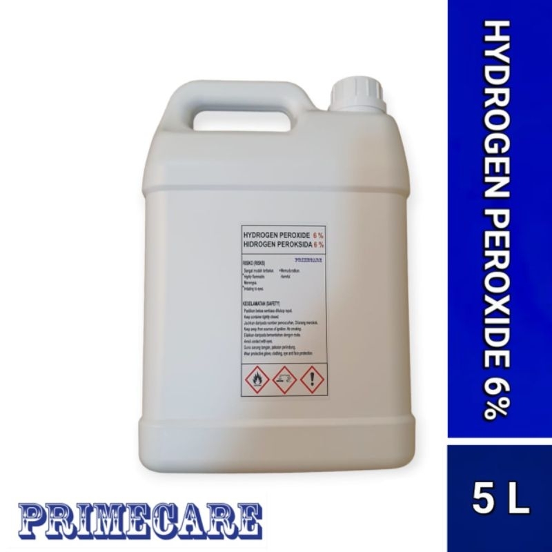 Hydrogen proxide 3% (5L) & Hydrogen proxide 6% (5L) | Shopee Malaysia