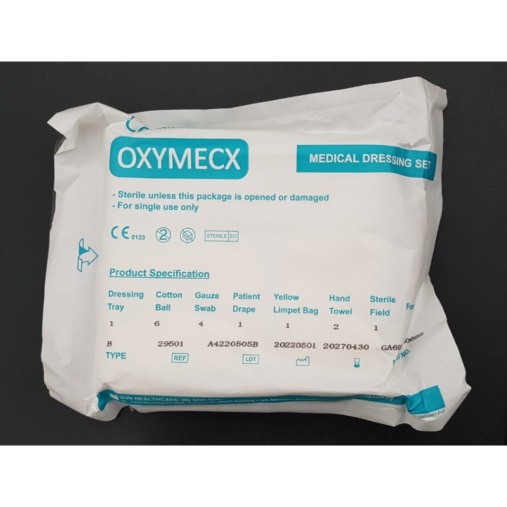 Rapid Heal Basic Dressing Set 3 Forceps / Connecx Medical Dressing Set ...