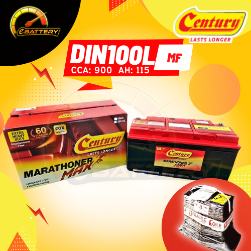 Century Marathoner Max DIN100 DIN100L Car Battery Bateri Kereta | Porsche Audi Volvo Mercedes ...