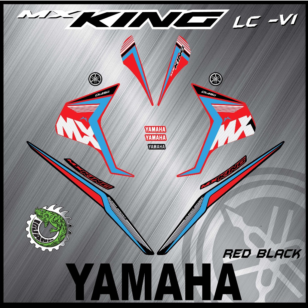 STRIPE MOTOR Yamaha LC 135 V1 MXKING IND(JMX)CUSTOM STRIPE DESIGN (A ...