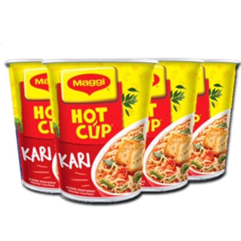 MAGGI HOT Cup Kari 58g x 6 Pek (Exp: 30/06/2025) | Shopee Malaysia