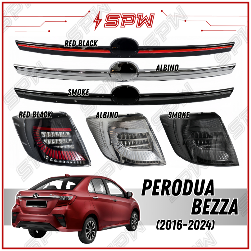 Perodua Bezza (2016-2025) LED Tail Lamp Tail Light Brake Light DRL ...
