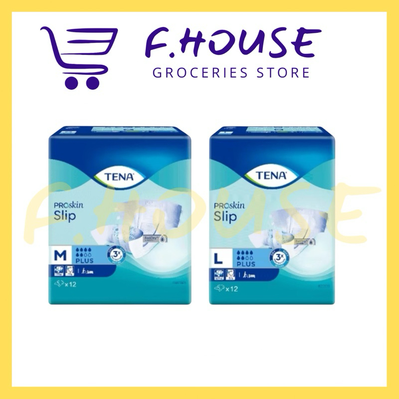 TENA PROskin Slip Plus Adult Diaper M12/L12 (1pack) | Shopee Malaysia