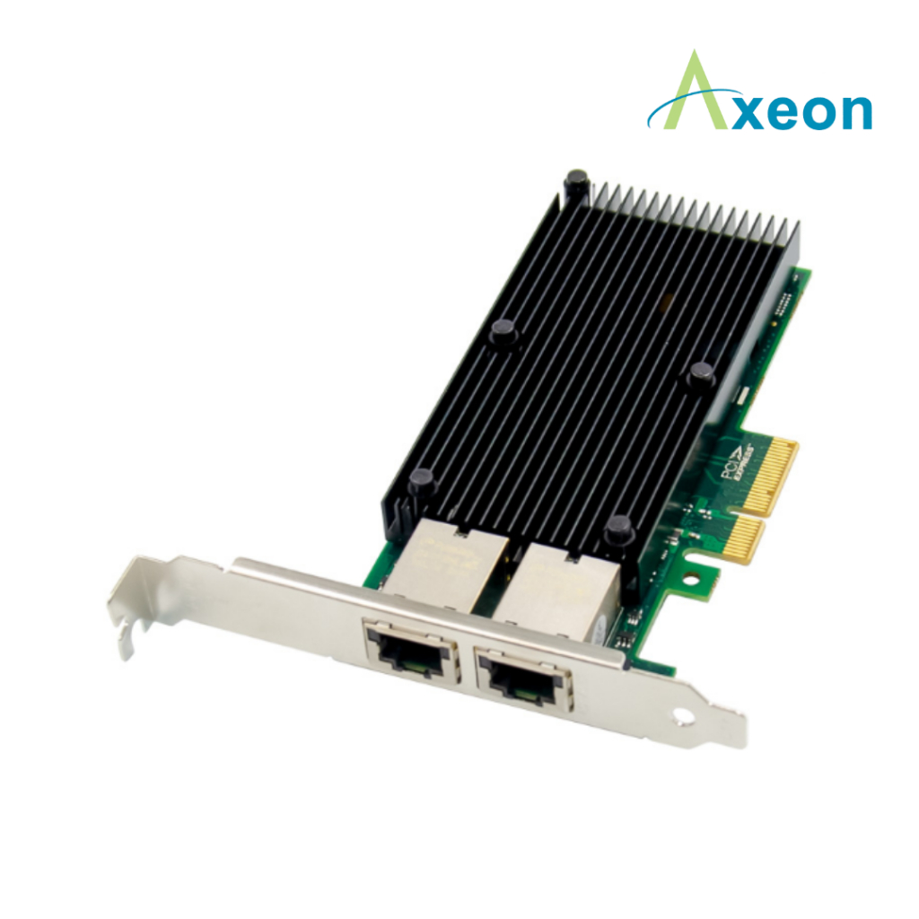 Axeon AX-7216 PCIe x4 Intel X550 Dual-RJ45 10GbE Converged NIC | Shopee ...
