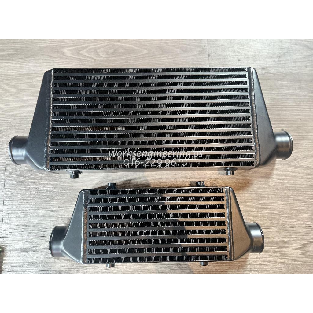 [BORONG] Universal Turbo Aluminum Black Intercooler Bar & Plate 300MM ...