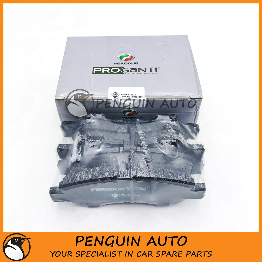 100% ORIGINAL PERODUA MYVI D20N 2018 FRONT DISC BRAKE PAD 04465-20R01 ...