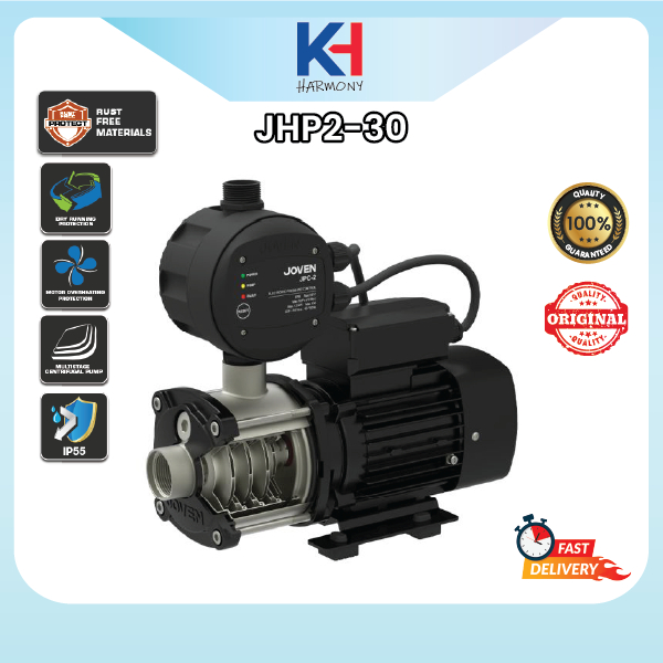 JOVEN JHP2-30 JHP3-40 JHP4-40 Automatic Domestic Water Pump (0.5HP, 0.75HP, 1.0HP) | Shopee Malaysia