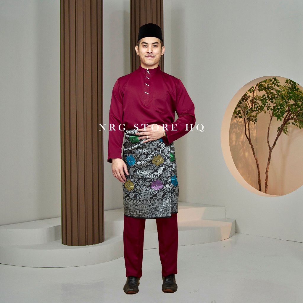 Baju Melayu Exclusive Cekak Musang - Baju Melayu Pesak | Shopee Malaysia