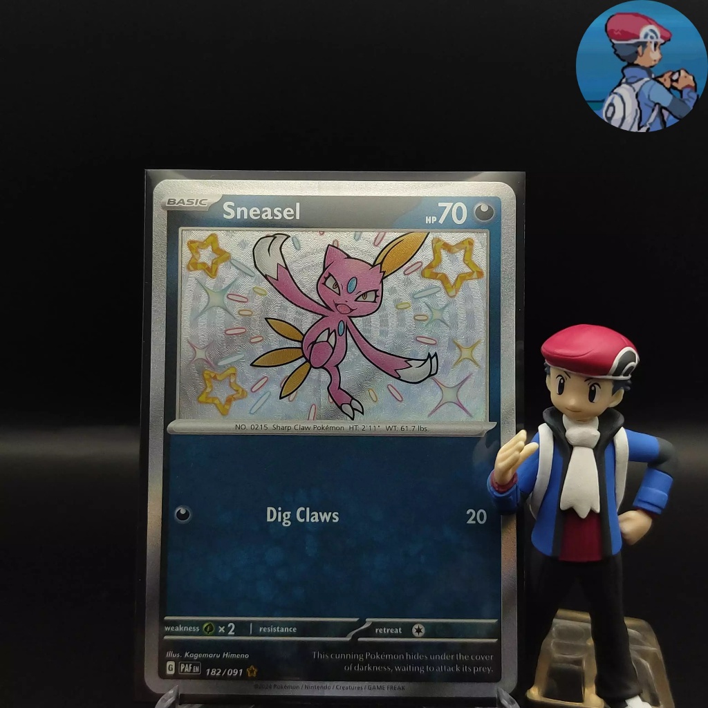 Sneasel - 182/091 - Shiny Rare - Paldean Fates | Shopee Malaysia