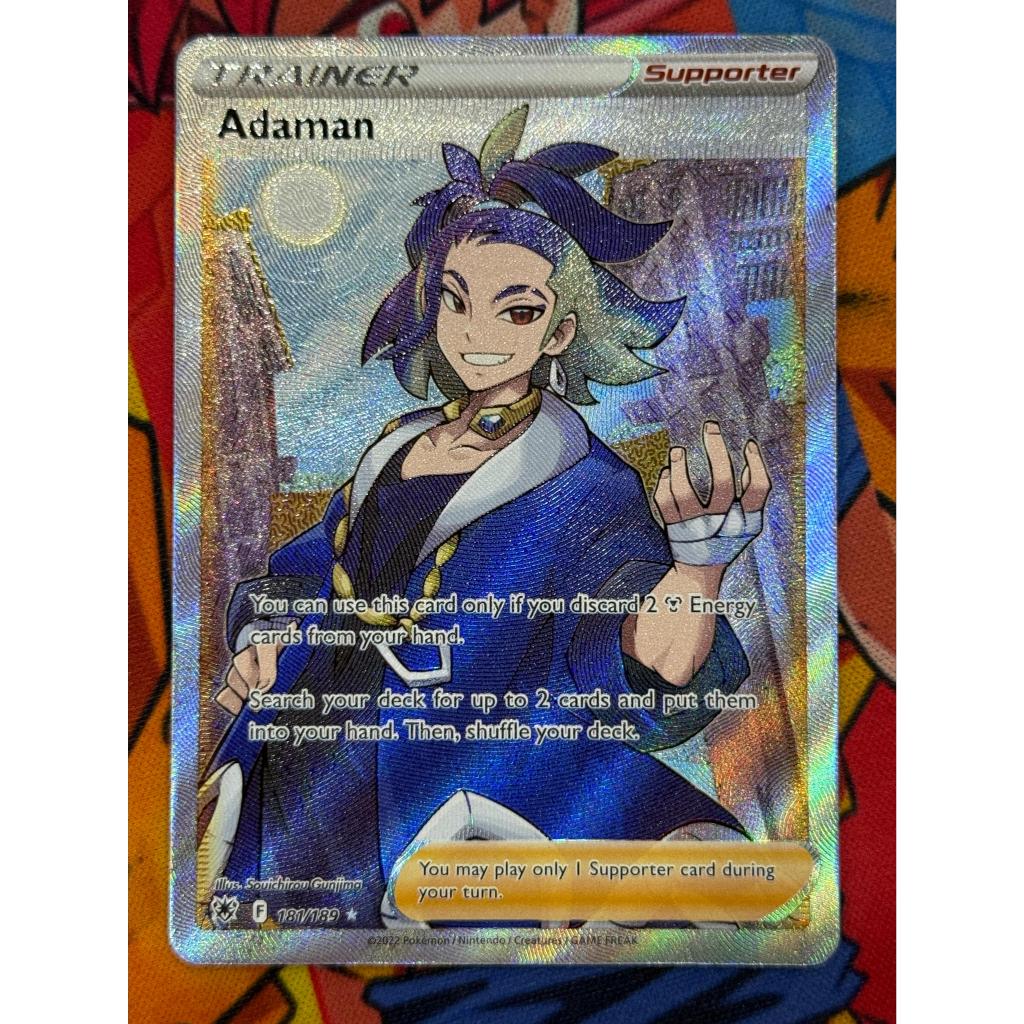 Pokemon TCG Full Art Ultra Rare Adaman 181/189 | Shopee Malaysia
