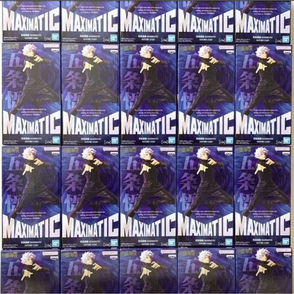 Banpresto Jujutsu Kaisen Maximatic Satoru Gojo Figures Toy Jan | Shopee ...