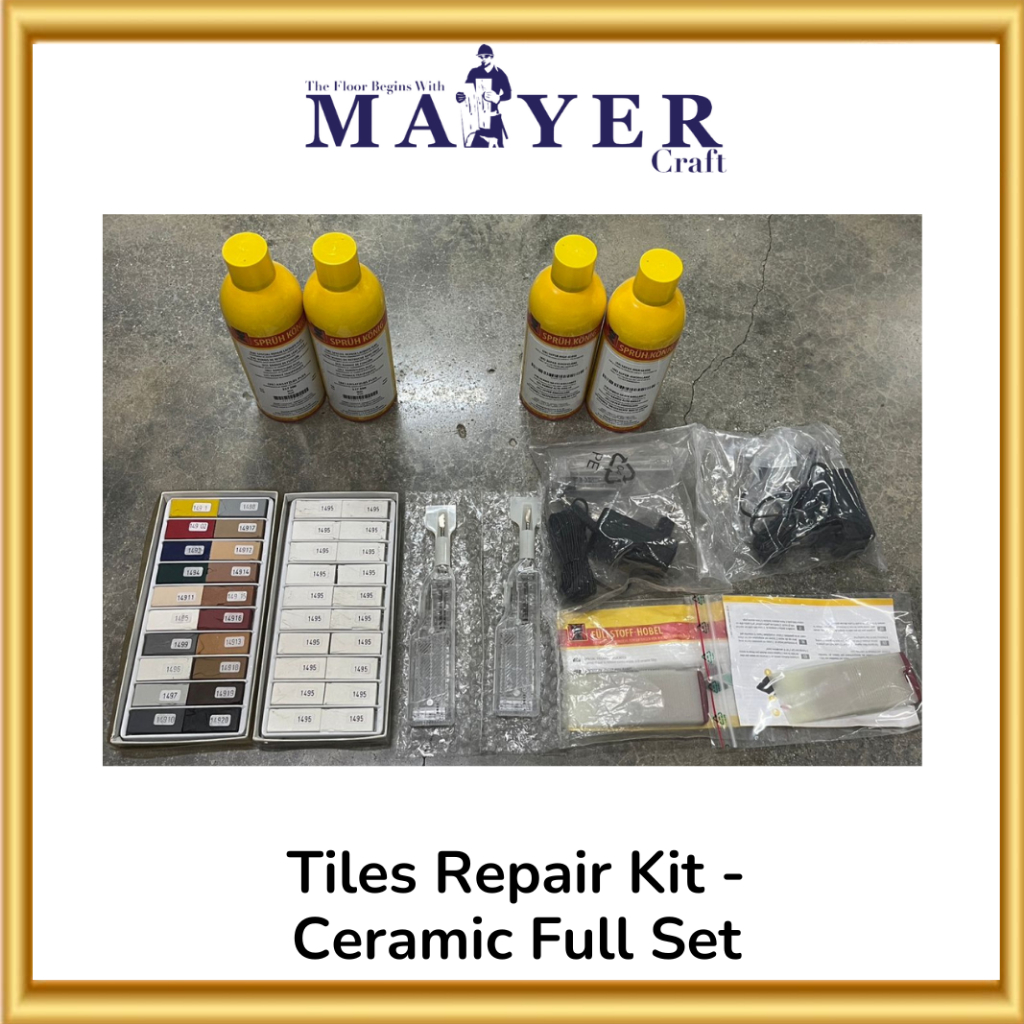 Heinrich Konig Ceramic Tiles Full Set - Repair Kit | Shopee Malaysia