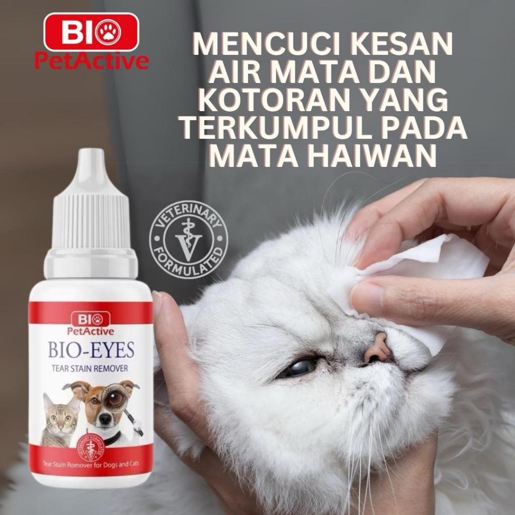 BioPetActive BIO-EYES Tear Stain Remover (50ml) for Dogs and Cats ...