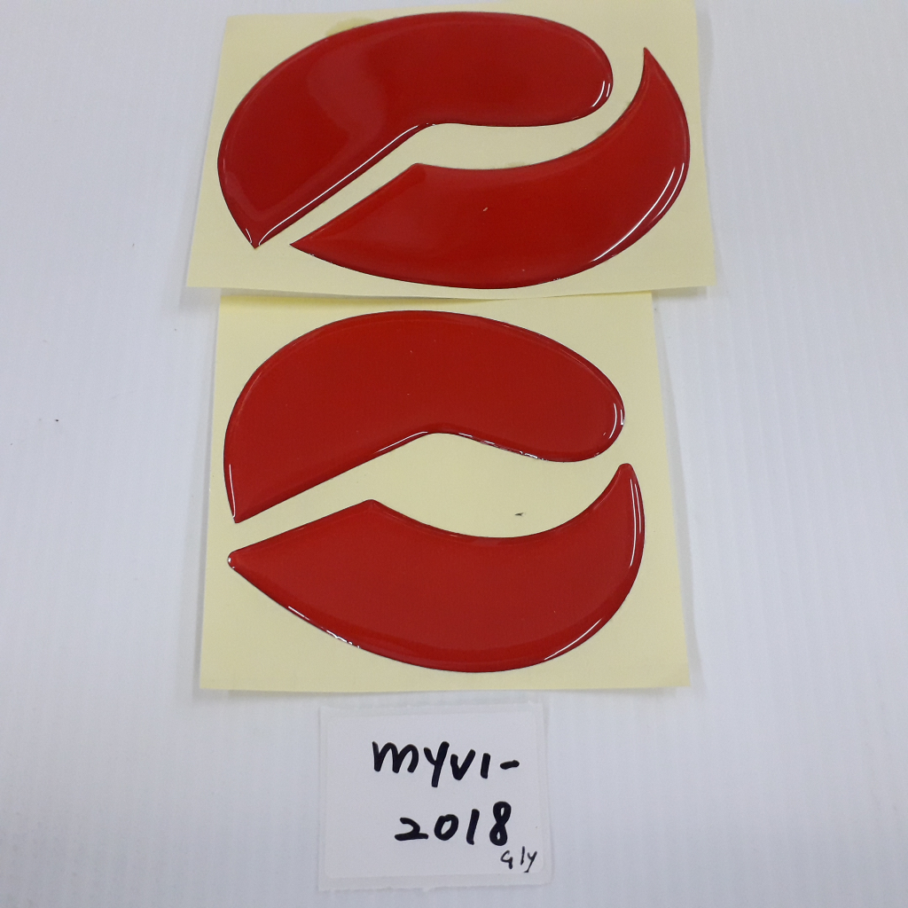 (1PAIR MYVI-2018) LOGO EMBLEM STICKER FRONT & REAR SET FOR PERODUA MYVI ...