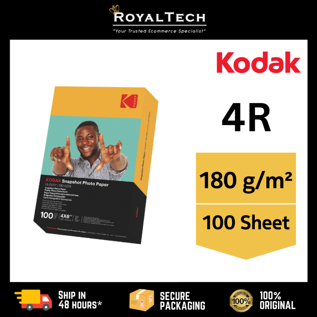 [ORIGINAL] Kodak Premium 4R Photo Paper Gloss Inkjet Paper | Gloss ...