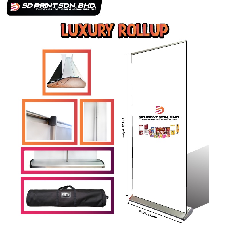 LUXURY ROLLUP [STAND ONLY] | Shopee Malaysia
