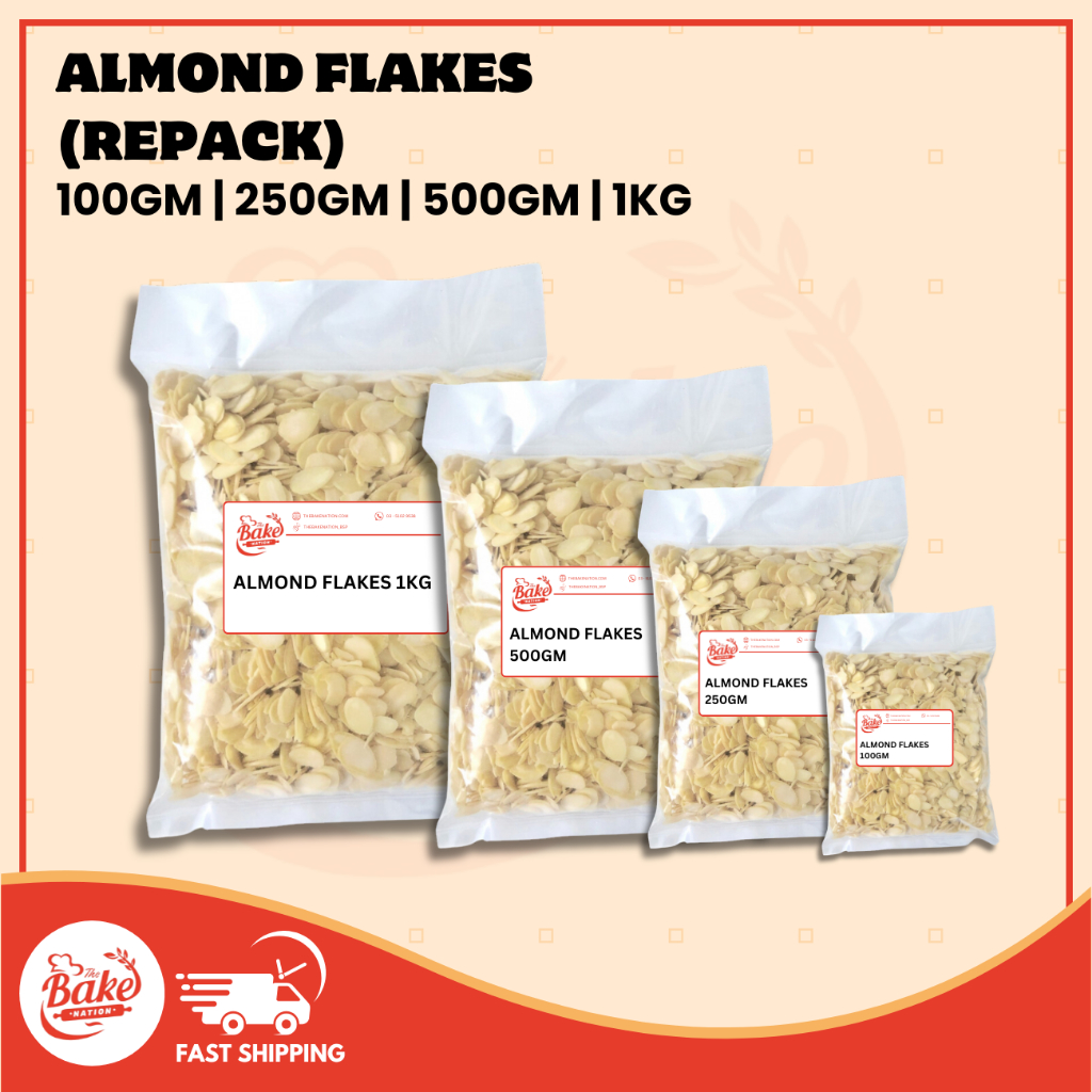 Almond Sliver / Badam Hiris 1KG / 500GM / 250GM | Shopee Malaysia