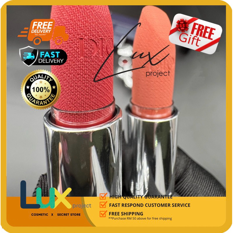 DIO-ROUGE Couture Color Lipstick - Velvet and Satin Finishes ...