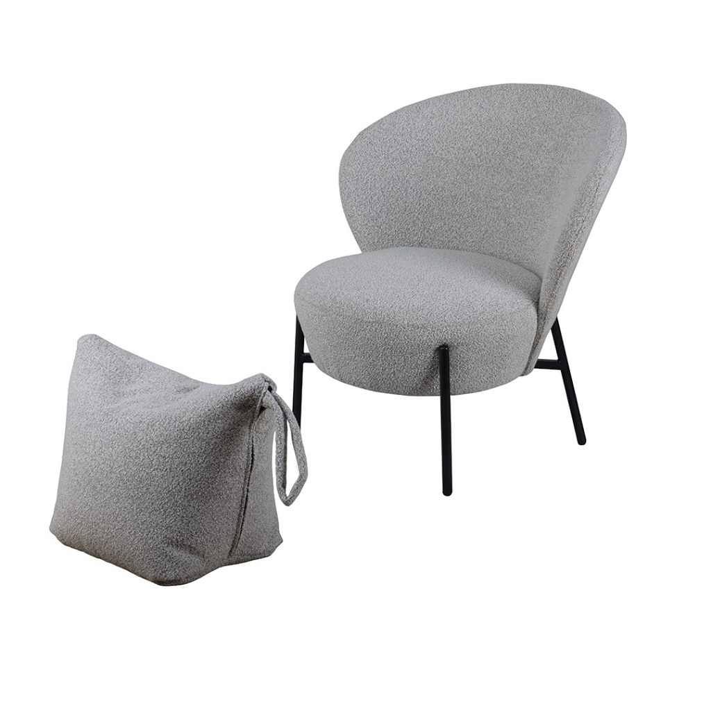 Kerusi Single Seater Ruang Tamu KINNIE LOUNGER Armchair Lounger Sofa ...