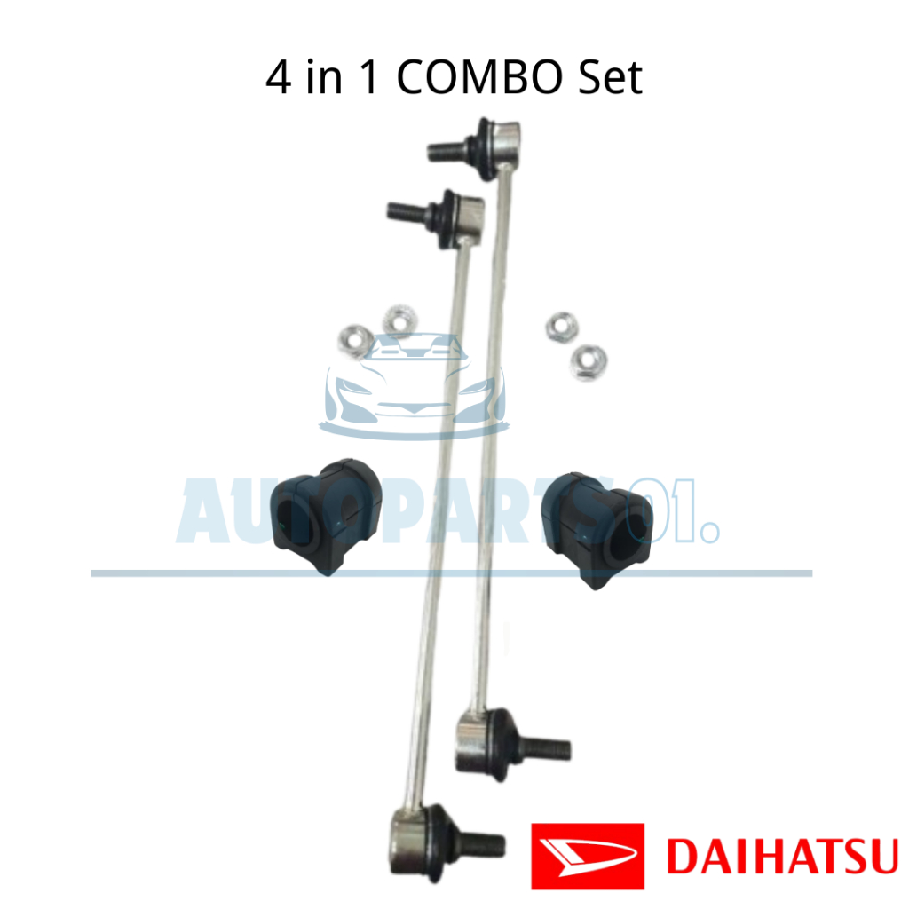 [4 IN 1 COMBO SET] Daihatsu Front Stabilizer Link / Stabilizer Bush for ...