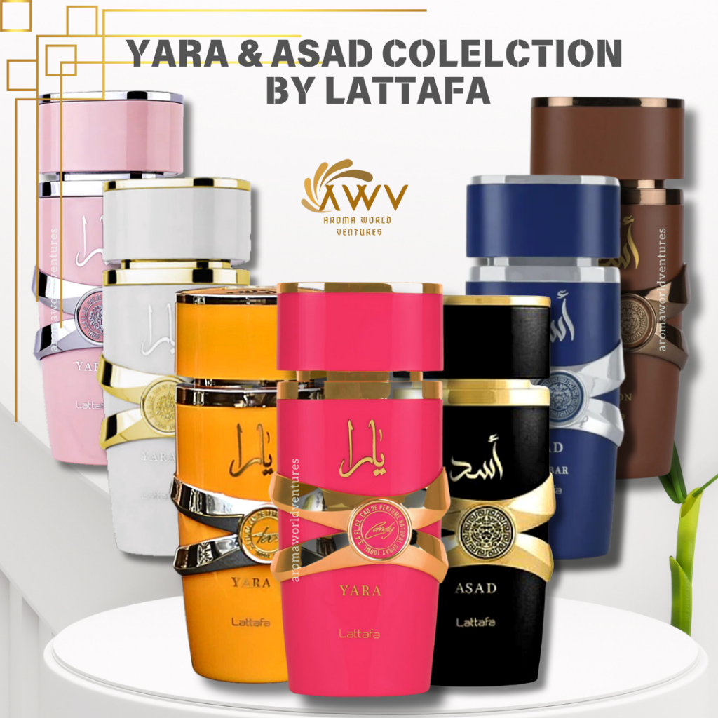 Yara, Yara Tous, Yara Moi & Asad Perfumes by Lattafa 100ml Original For ...