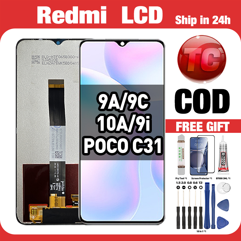 LCD Redmi 9A/ 9C/ 10A/ 9i/ poco C31 Compatible For Original Glass Touch Screen Digitizer ...