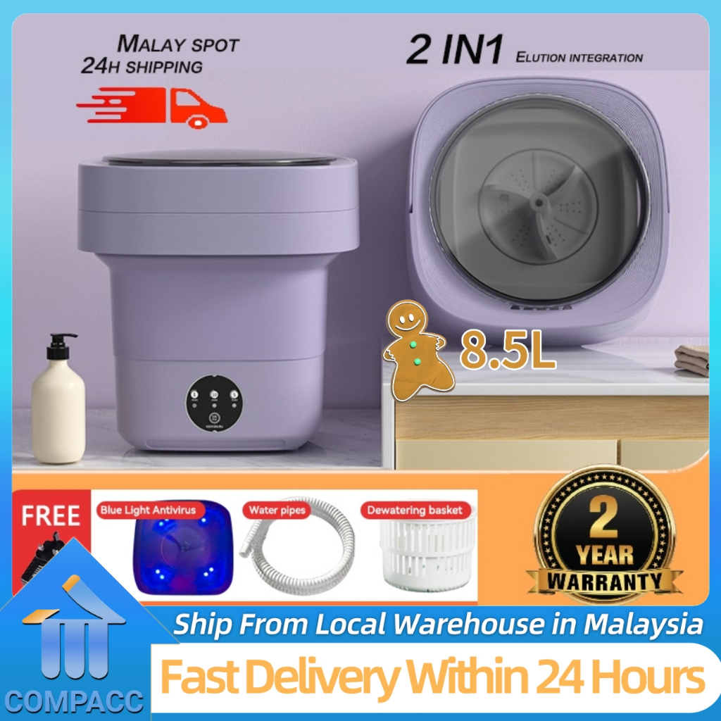 Portable Mini Washing Machine Can Fold And Dry Small Clothes Foldable ...
