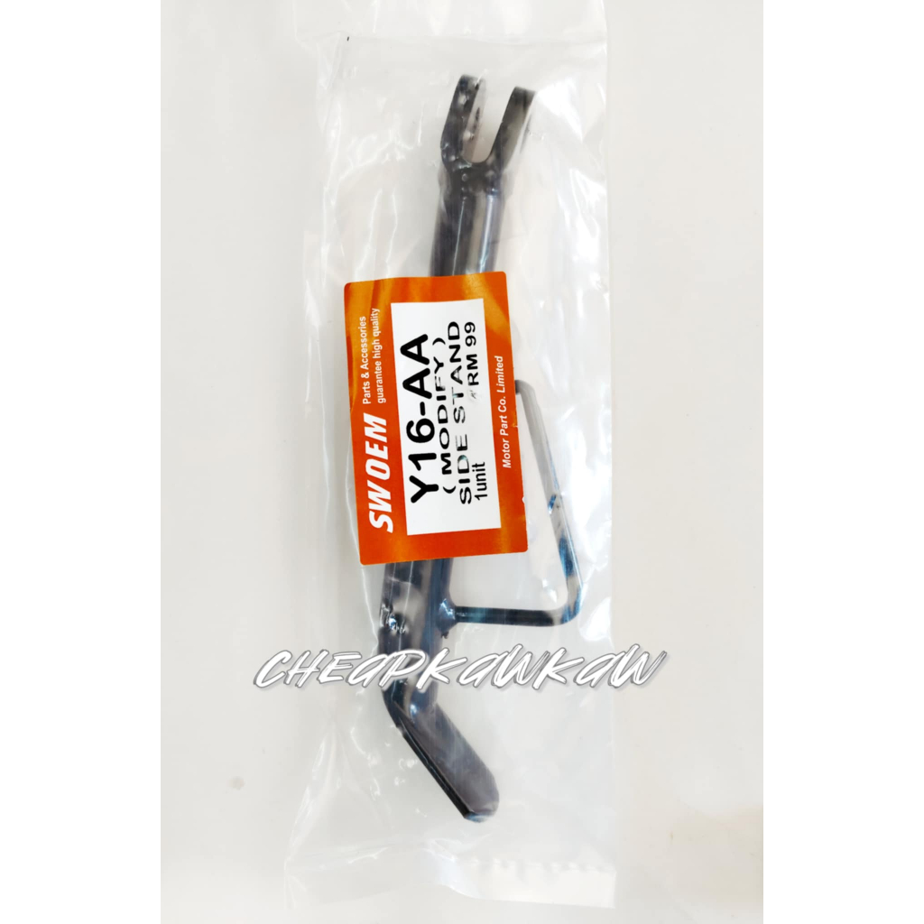 Y16 ZR ( Modify ) Side Stand Tongkat Tepi - For Lower fork - Ready ...