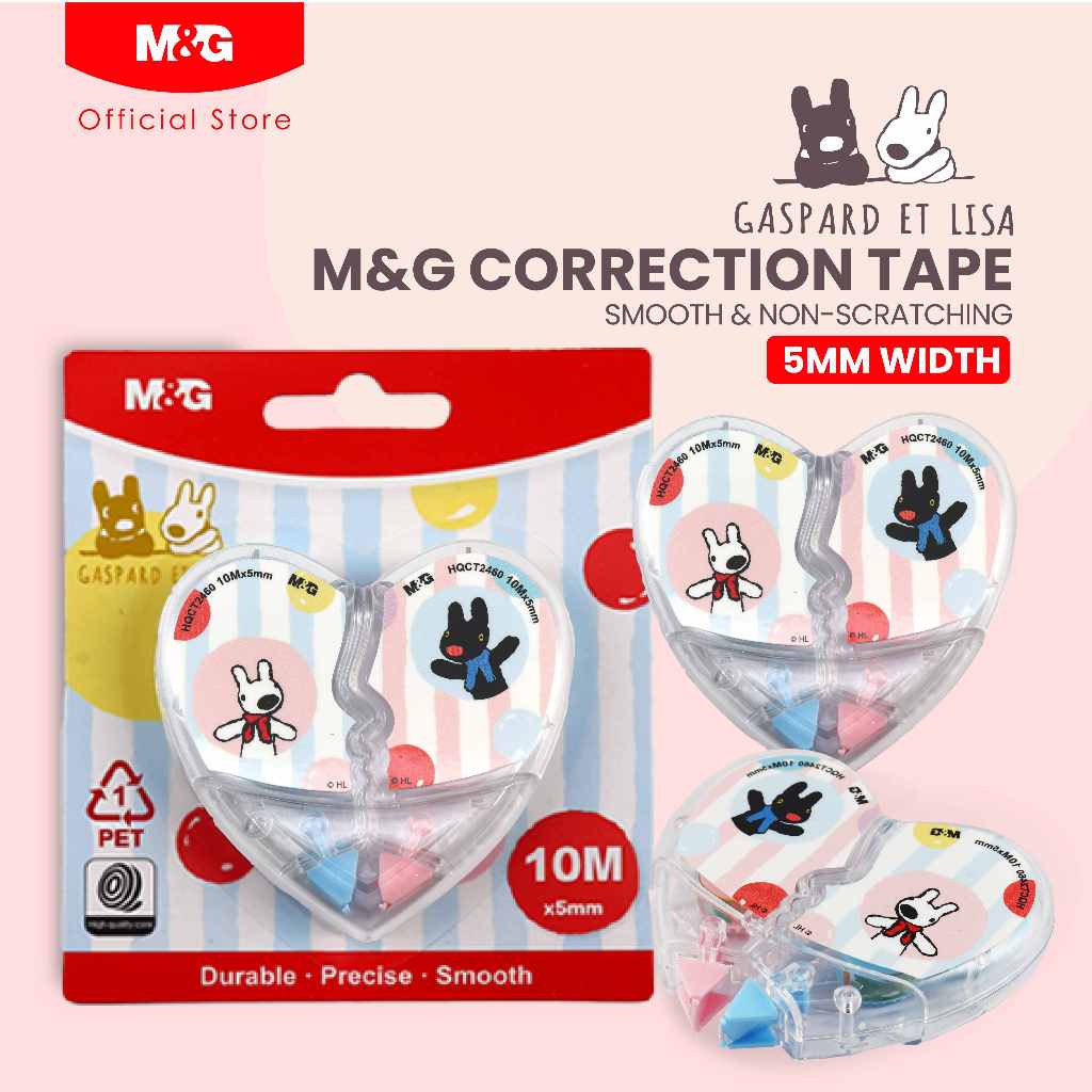 M&G CORRECTION TAPE 10M X 5MM HQCT2460 | Shopee Malaysia