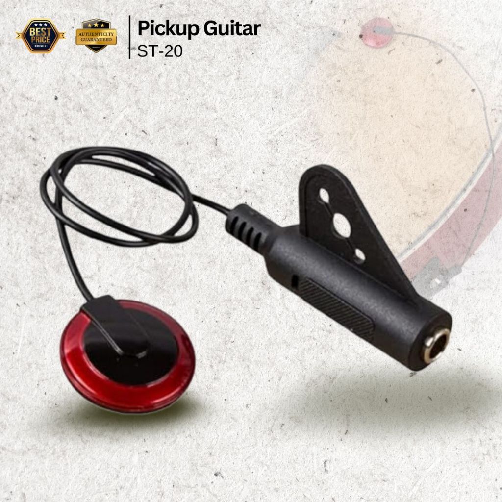 Guitar Stick On Pickup Preamp Plug In Guitar Clip Mic For Guitar Violin ...