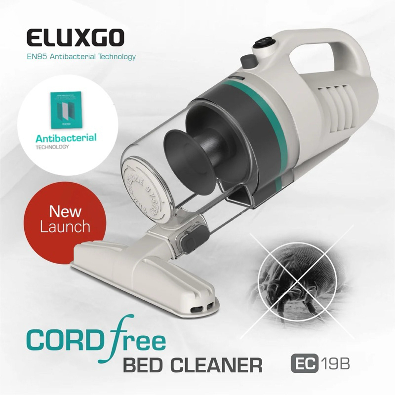 Eluxgo EC19B Pro Cyclone Cordless Bed Cleaner /🔥2025 NEW🔥 | Shopee Malaysia