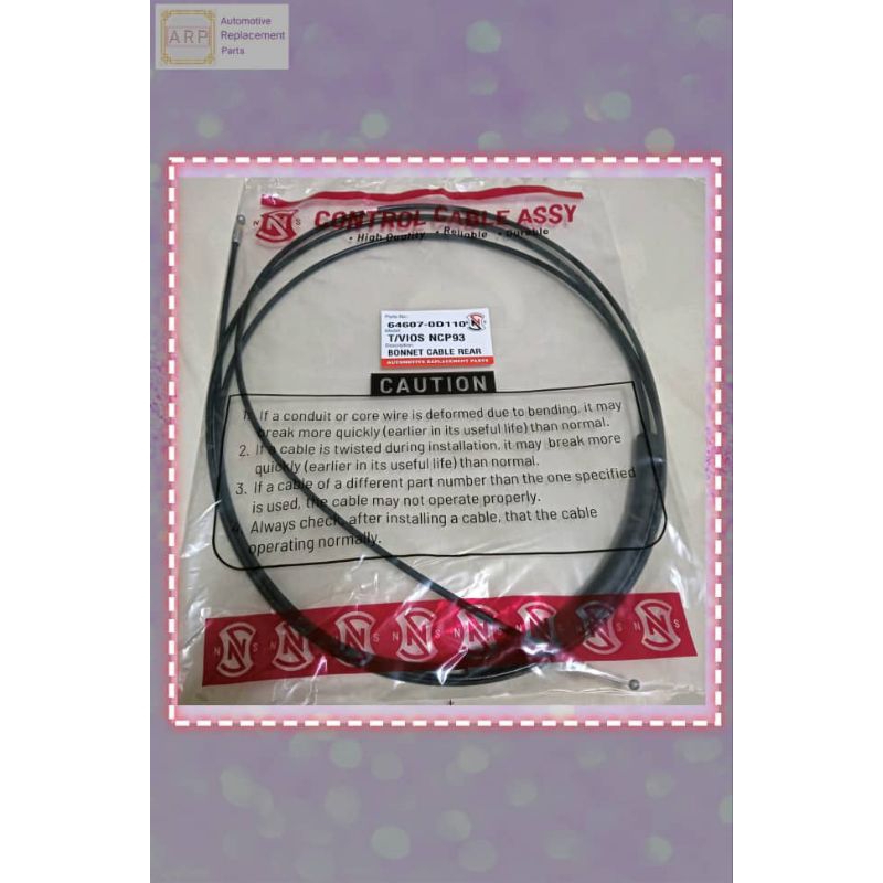 NS Bonnet Cable Vios Ncp93 (rear) | Shopee Malaysia