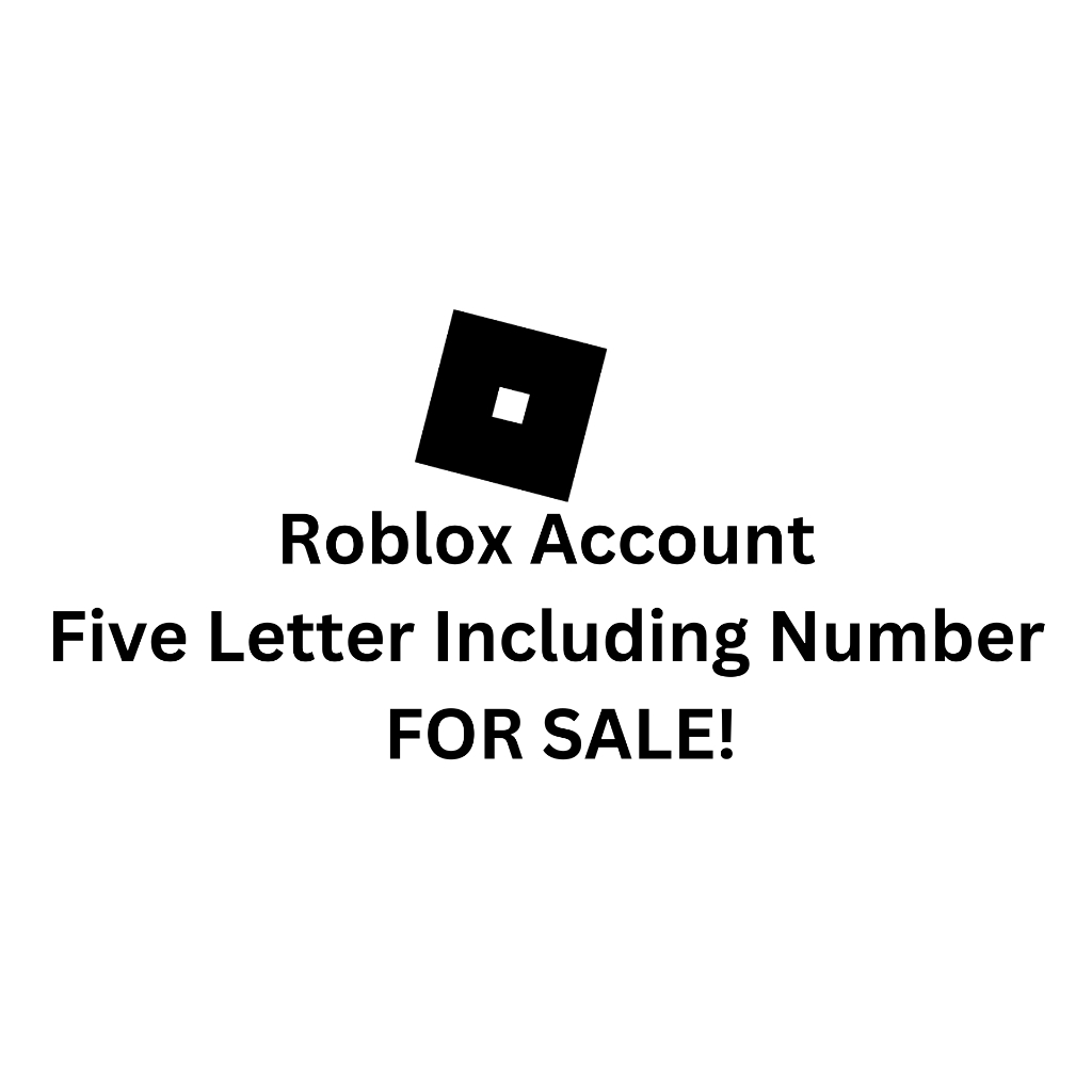 Roblox Account Five Letter Including Number | Shopee Malaysia