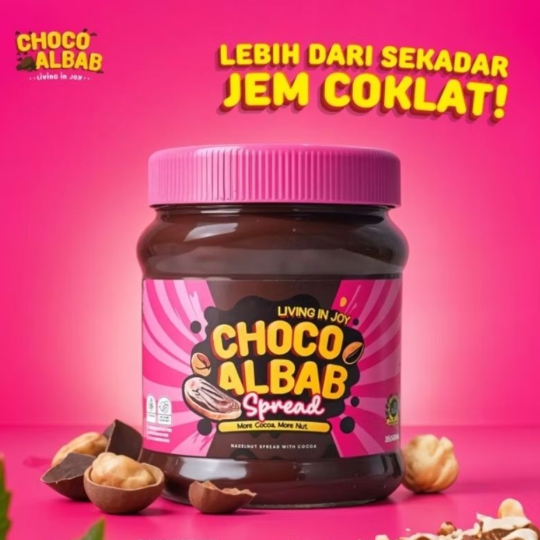 Hazelnut Chocolate Spread Choco Albab 350g Jem Coklat | Shopee Malaysia