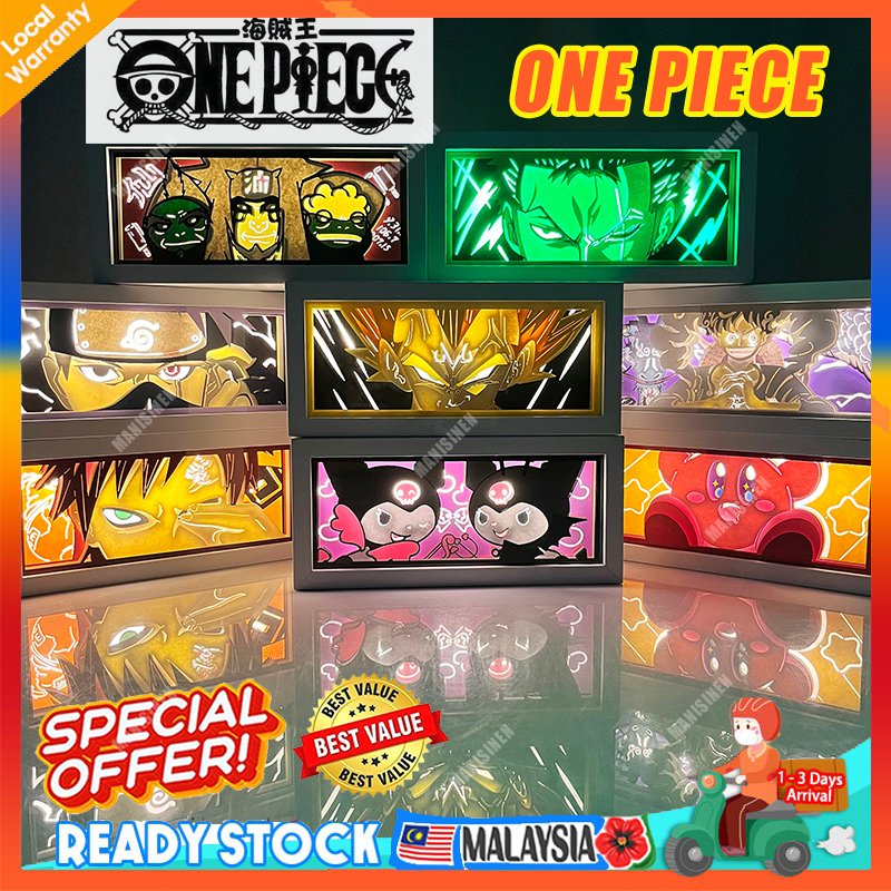 Anime Naruto Demon Slayer night light One Piece Luffy Dragon Ball ...