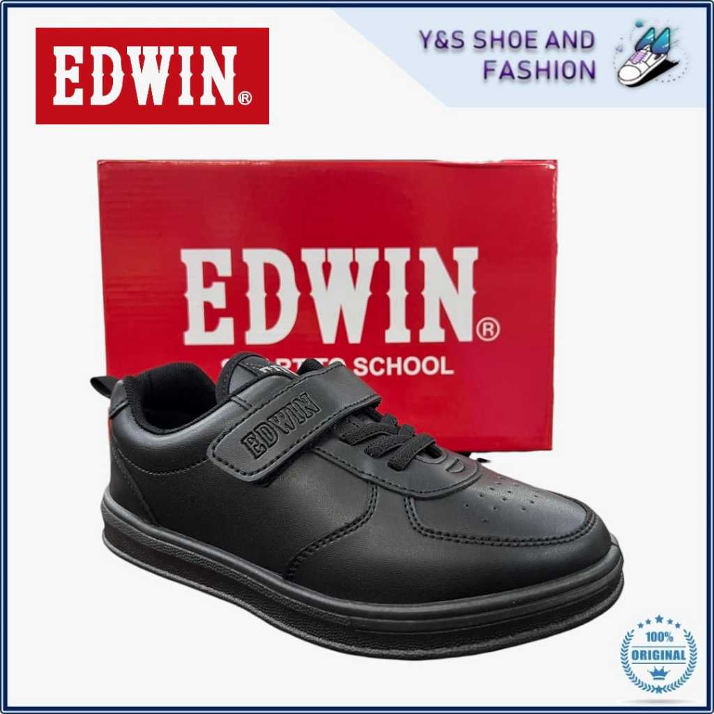 EDWIN BLACK PRIMARY SECONDARY FULL PVC SCHOOL SHOES| KASUT SEKOLAH ...