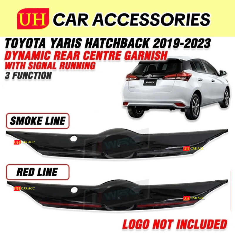 TOYOTA YARIS HATCHBACK 2019 - 2023 DYNAMIC REAR CENTRE GARNISH WITH ...