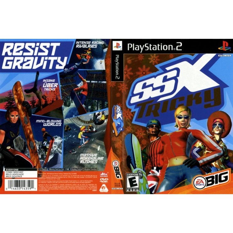 PS2 SSX Tricky (DVD GAME) | Shopee Malaysia