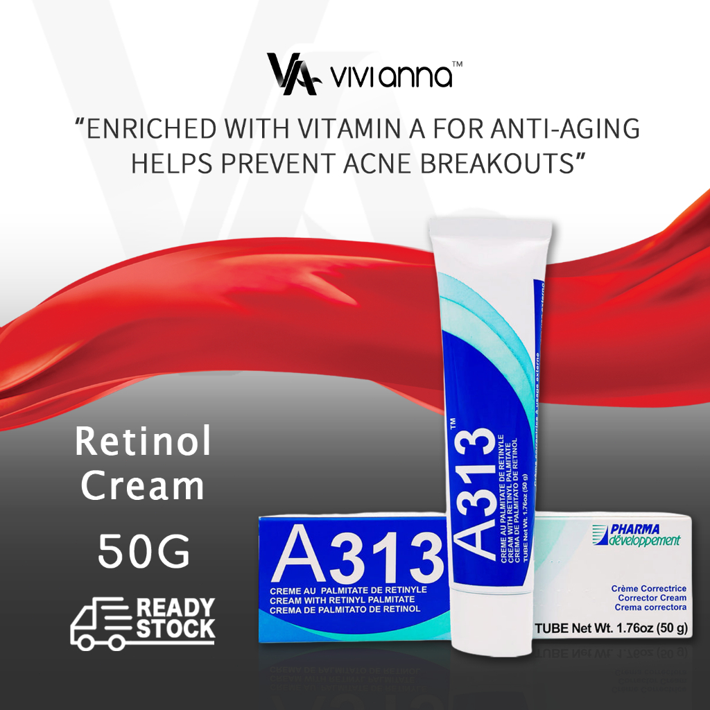 🔴4 4 SALE🔴A313 Vitamin A Retinol Cream 50g, French A313 Night Cream ...