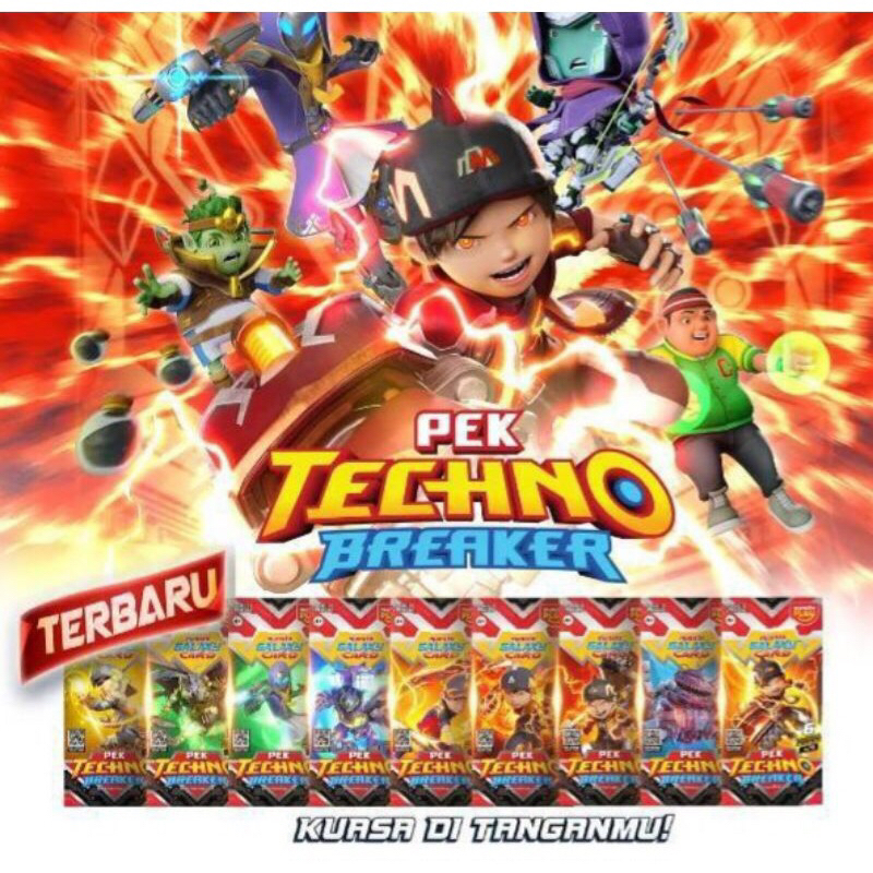 Monsta galaxy card pek techno breaker full set without AR or SR ...