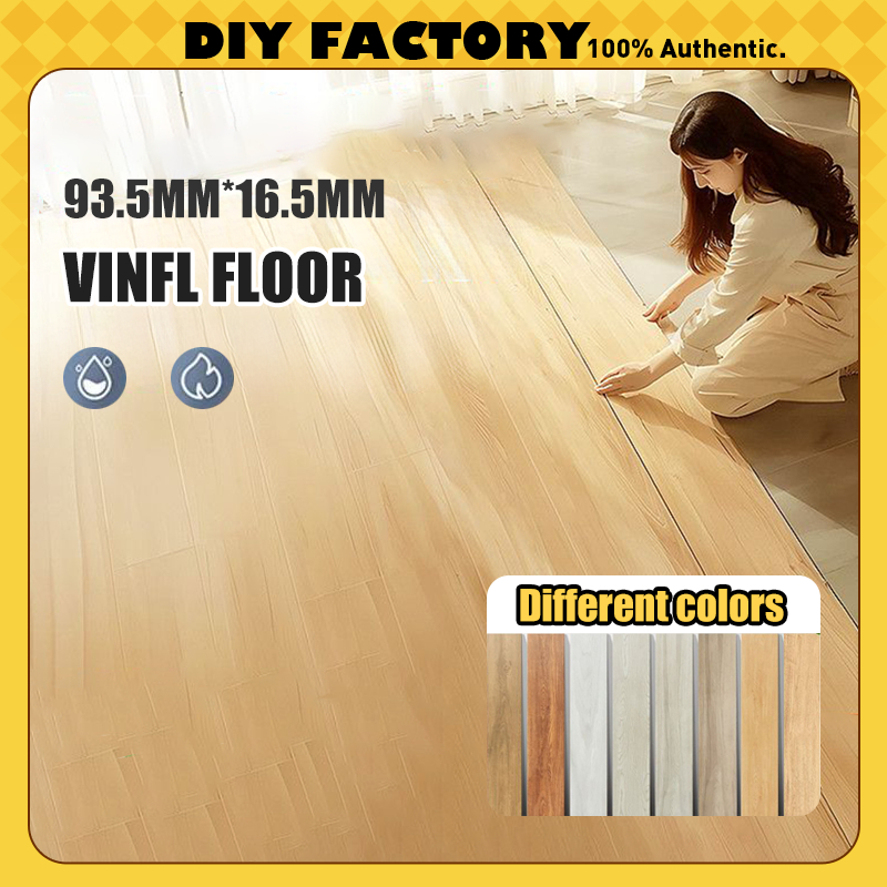 Vinyl Flooring Floor Sticker Wooden 36PCS Wooden Mat Stickers ...