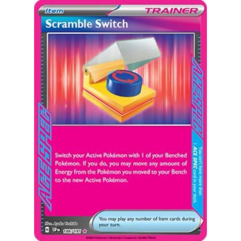Pokemon TCG - Scarlet & Violet | Surging Sparks | Scramble Switch - 186 ...