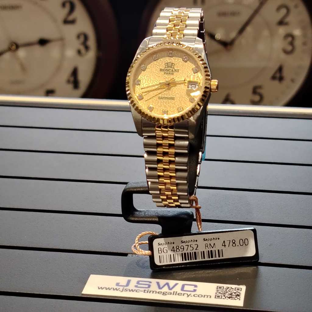 [FREE CAP & PAPER BAG] [Original] Roscani Lady BG489752 Jam Tangan ...