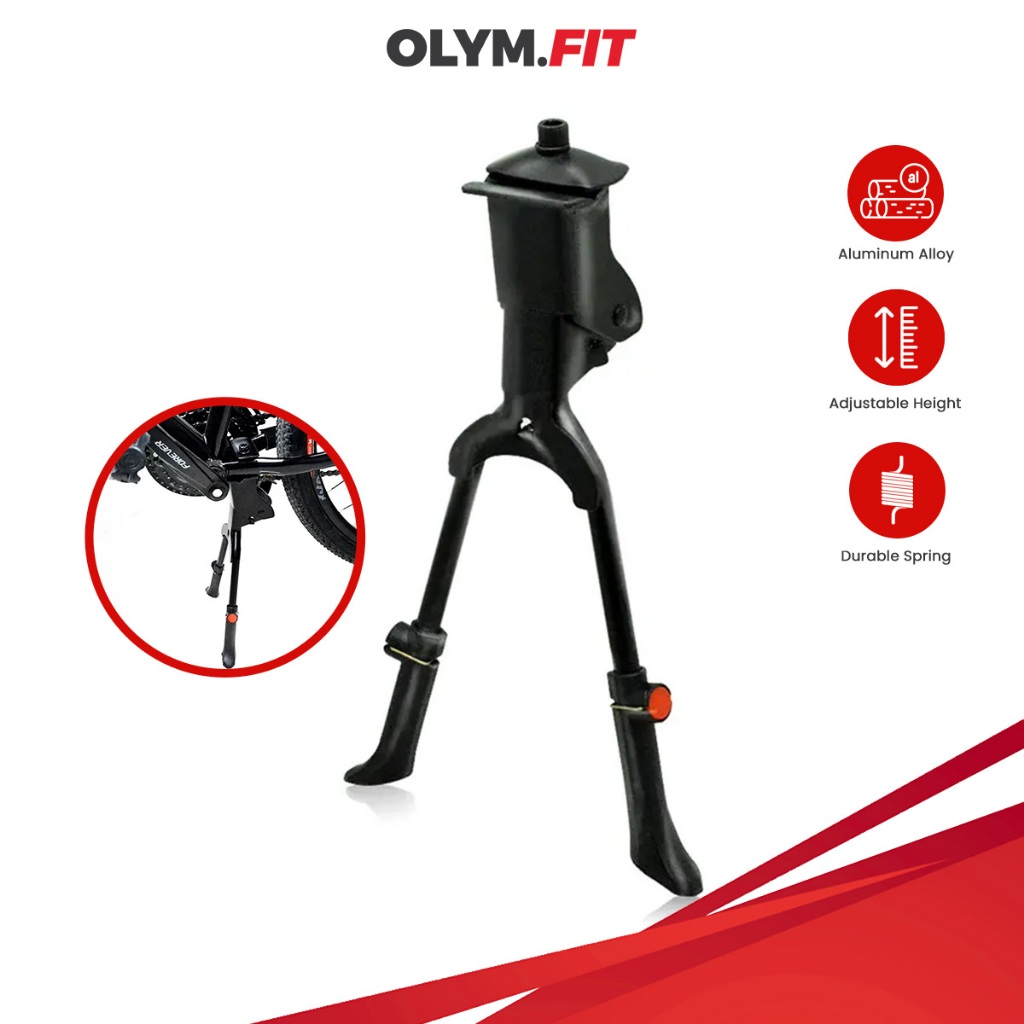 Bicycle Double Stand Center Mount Basikal Tongkat Bike Kick Stand BMX ...